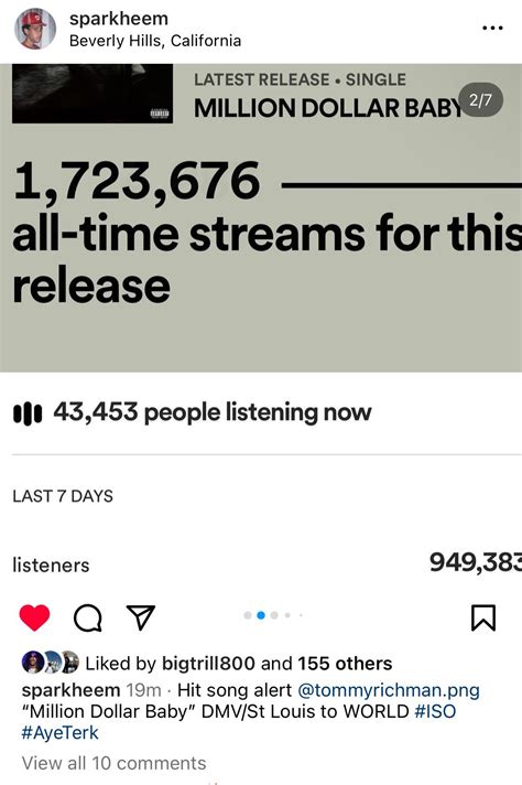 Tommy Richman Million Dollar Baby R Thecapitallink