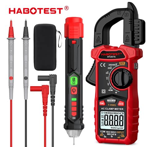 Habotest Ht90 Voltage Tester Ht207a Clamp Meter Clamp Multimeter Ohm Volt Amp Mete Circuit