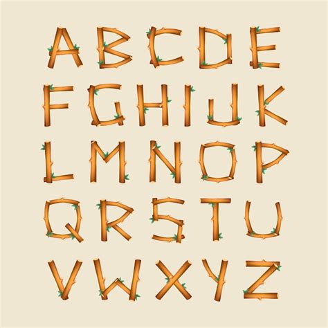 Tree Branch Font