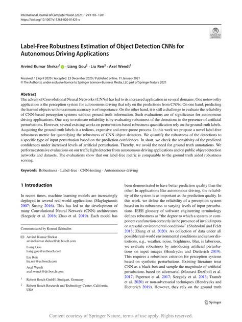 Label Free Robustness Estimation Of Object Detection Cnns For