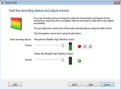 My Screen Recorder Audio Tuning Wizard My Screen Recorder Audio Tuning Wizard