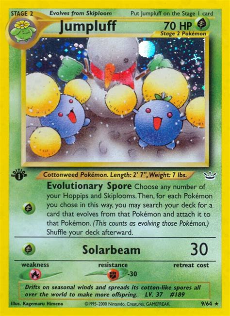 Jumpluff Neo Revelation Pokemon