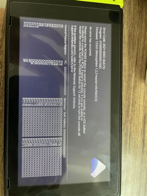 Help I Got This Error Code After Updating Atmosphere R Switchpirates