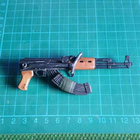 16 12 Figure Weapon Ak49 With Foldable Budak01 Hobbies And Toys