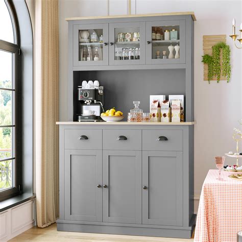 Hutch Cabinets Kitchen Hutch Cabinet Dining Room Buffets With Hutch