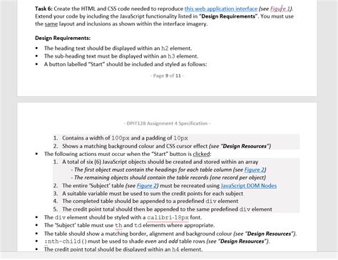 Solved Task 6 Javascript Object And Dom Nodes Please Click