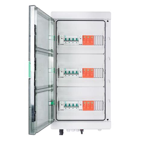 CE TUV IEC Wsdb PV3 3 IP65 3 In 3 Out 3 Strings Array 15A 1000V DC Solar PV Array Combiner Box