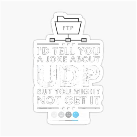 Computer Science Programmer UDP Joke Sticker For Sale By Doppod Redbubble