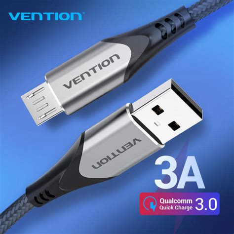 Vention Micro Usb Cable Fast Charging A Qc Microusb Cable Lazada