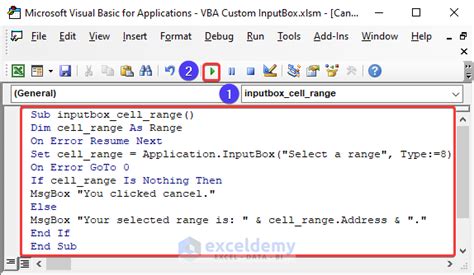 Excel Vba Custom Input Box 7 Examples Exceldemy