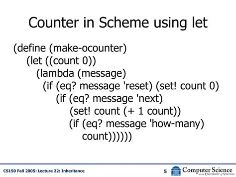 class 22 inheritance cs150 computer science university of virginia