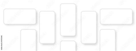 White Mobile Phones With Horizontal And Vertical Screens For Showing App Design Vector