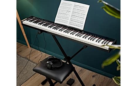 88 Key Touch Sensitive Piano Keyboard With Bluetooth And Accessories