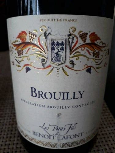 Benoit Lafont Brouilly Vivino Us
