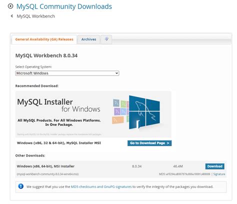 Mysql Workbenchのインストールとサーバー接続確認