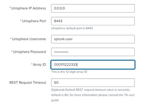 Configuration PowerMax For Splunk Documentation