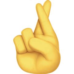 Crossed Fingers Emoji Emoji Fingers Crossed Meaning