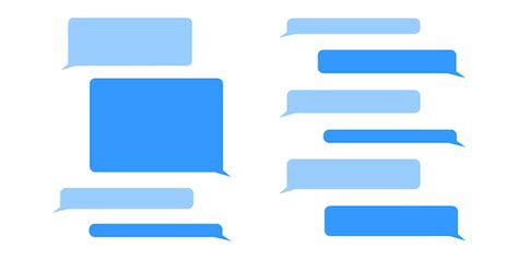 premium vector message bubbles set empty chat frames templates