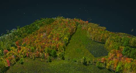 simactive software used to colorize lidar the american surveyor