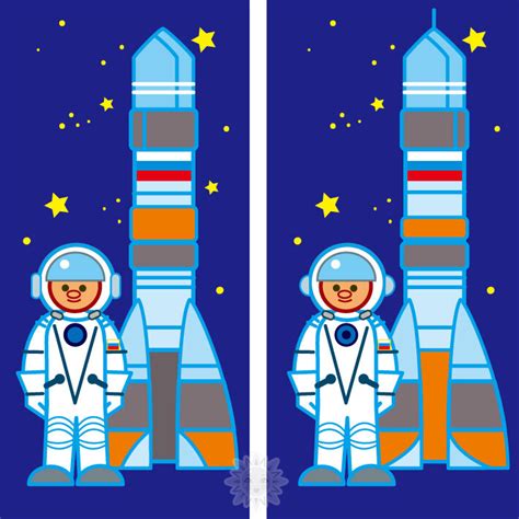 Космонавт в ракете картинки для детей