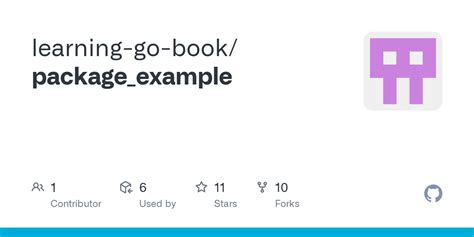 Github Learning Go Book Package Example