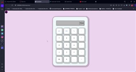create a calculator app with innovate web labs mahnoor shakeel posted