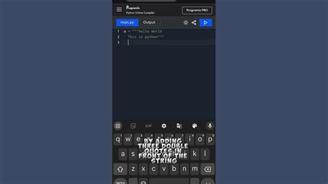 Strings In Pythonmultiline Strings In Python Python Python
