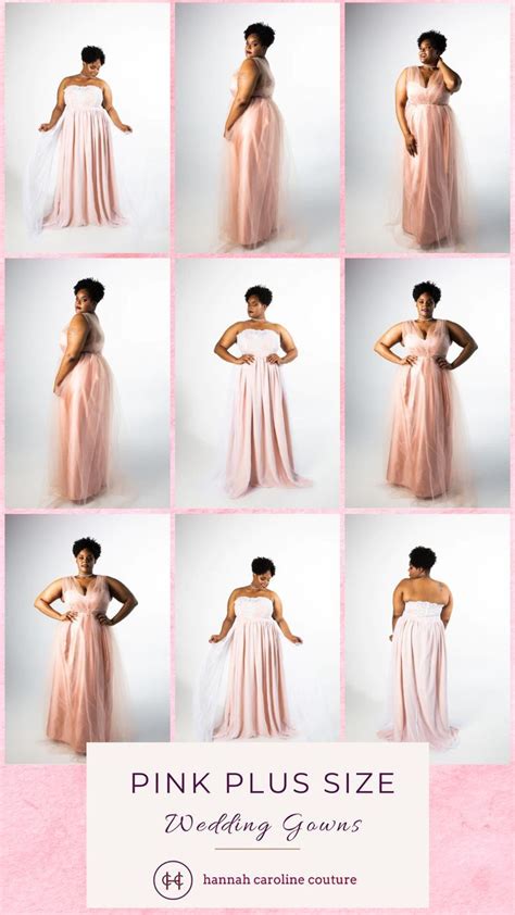 Pink Plus Size Wedding Gown Ideas Colored Wedding Gowns Plus Size
