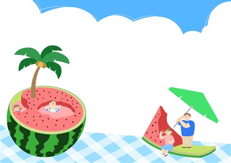 한국저작권위원회 공유마당 공유저작물 주제별콘텐츠 여름 시원한 큐레이션서비스 수박 여름과일 현수박 달달한 야자수 흰구름 피크닉 Playing