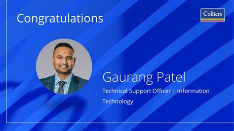 Gaurang Patel On Linkedin Employeeofthemonth Grateful Teamwork Colliersway Achievement