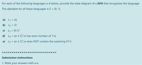 Solved For Each Of The Following Languages A D Below Chegg