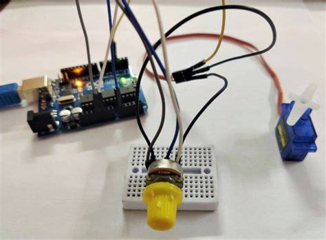 Arduino Servo Control Using Potentiometer Techatronic