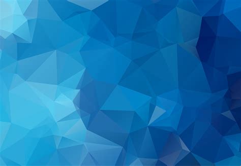 파란색 다각형 모자이크 배경입니다 기하학적 인 패턴 삼각형 배경입니다 창의적인 비즈니스 디자인 서식 파일입니다 벡터