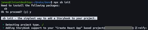how to start a react component library with storybook and create react app