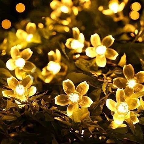 Yellow Desi Diya Flower Led String Lights Usb 4m At Rs 330 Piece In New Delhi