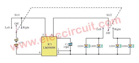 LM Frequency Generator LED Flasher Circuit Ideas