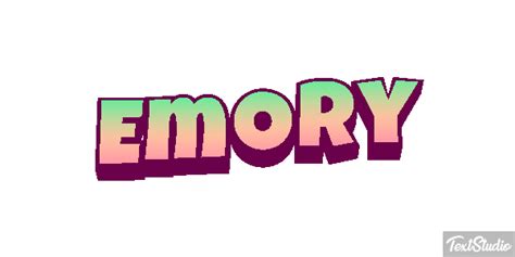 Emory Name Animated  Logo Designs