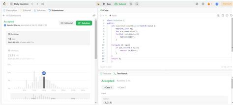 day61 100daysofcode cppprogramming leetcode
