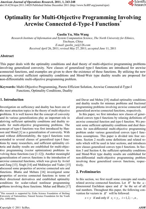 Optimality For Multi Objective Programming Involving Arcwise Connected