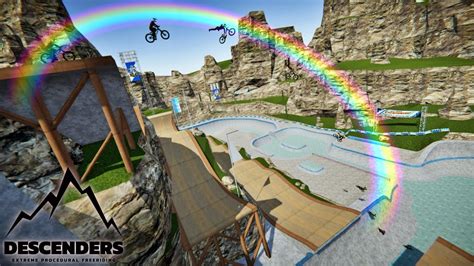 Mega Gaps And Lines On The Super Ultra Mega Park In Descenders Youtube