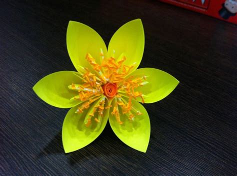 Делаем цветок из бумаги Оригами Мастер класс 17 фото Воспитателям детских садов школьным