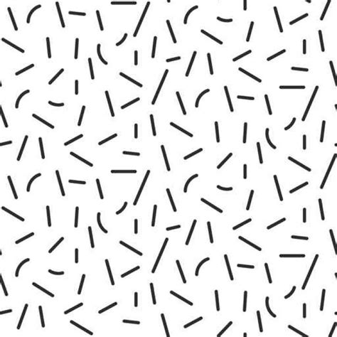 Wall Mural Black And White Dash Geometric Vintage Design Pattern