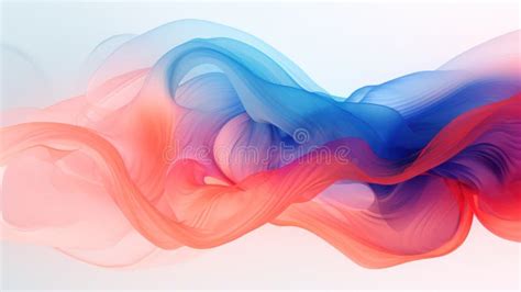 Generative Ai A Fluid Organic Shape For A Natural And Calming Website Design Stock