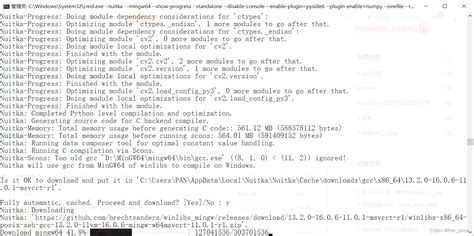 Python——windows使用nuitka20打包（保姆级教程）nuitka打包教程 Csdn博客