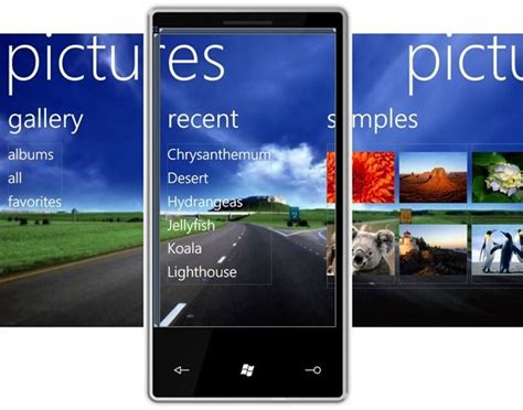 Windows Phone 7 Panorama Control Sample