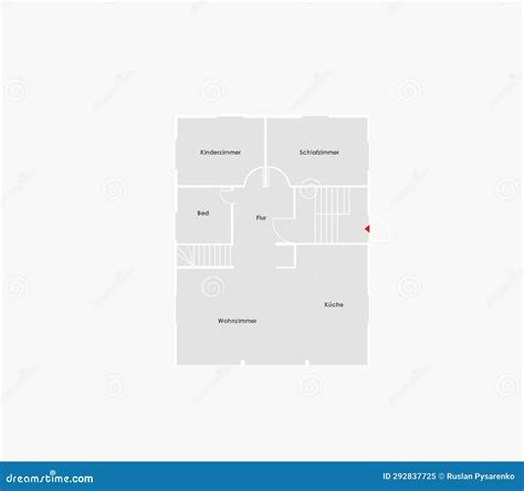 2d Floor Plan Floorplan Illustration Floor Plan Floor Plan Stock
