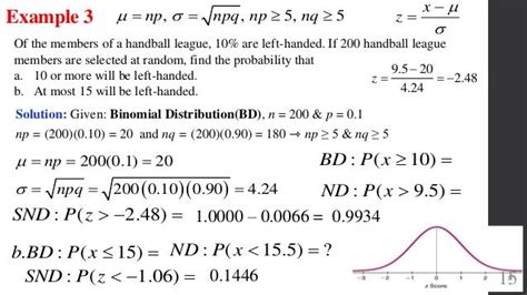 Normal As Approximation To Binomial