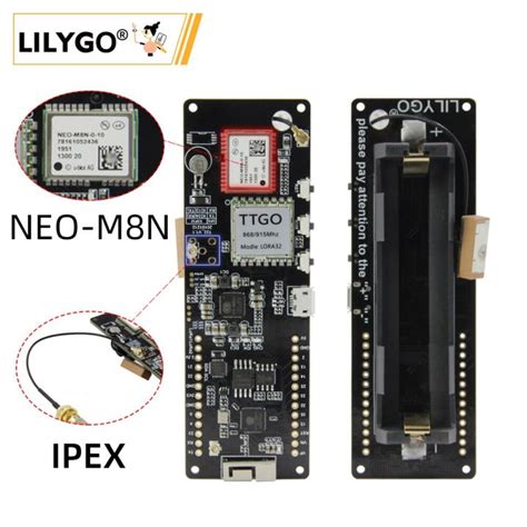 Lilygo® Ttgo T Beam V11 Ipex Esp32 Lora 433868915923mhz Wifi