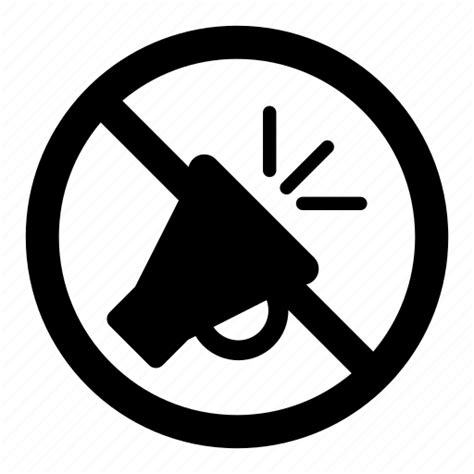 No Loud Noise Sign
