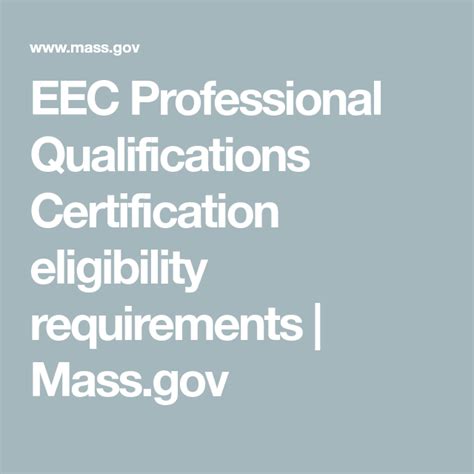 Apply For Eec Certification